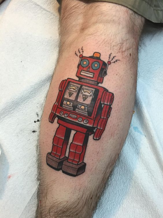 Explore 20 Unique Robot Tattoo Ideas for 2024: From Futuristic Samurai ...