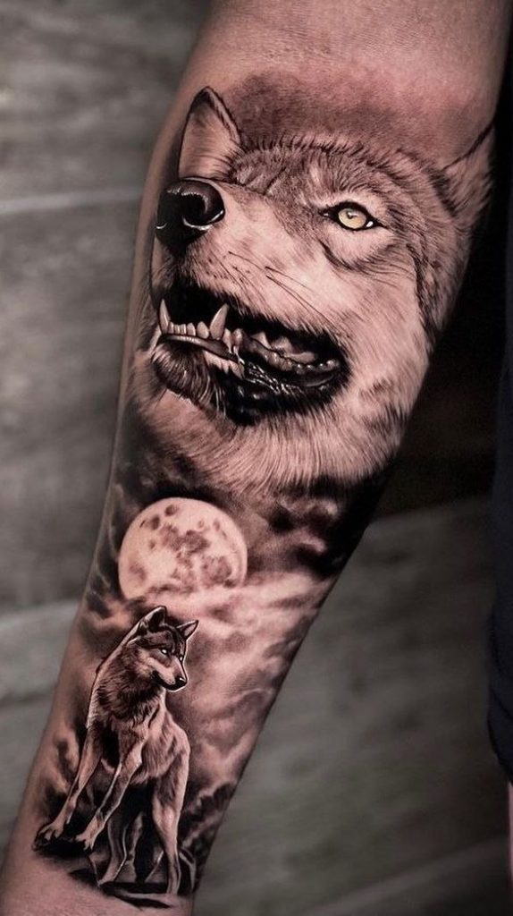 Explore 24 Stunning Realistic Wolf Tattoos for 2024: Top Design Ideas ...
