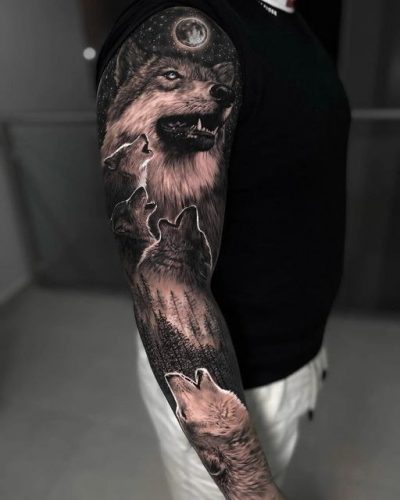 Explore 24 Stunning Realistic Wolf Tattoos for 2024: Top Design Ideas ...