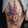 Discover 24 Stunning Flower Bouquet Tattoo Ideas: Delicate, Colorful ...