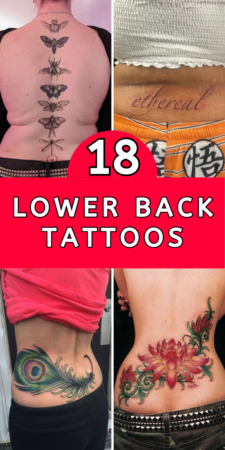 18 Stunning Lower Back Tattoo Ideas for Women & Men: Classy & Artistic ...