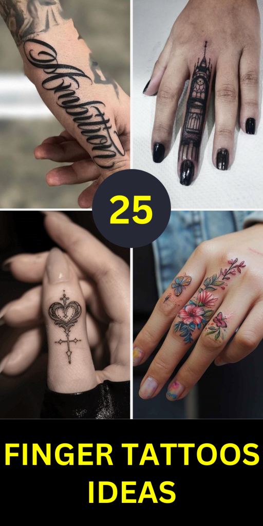 25 Unique Finger Tattoo Ideas to Inspire Your Next Design