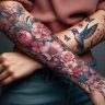 Discover 24 Stunning Flower Bouquet Tattoo Ideas: Delicate, Colorful ...
