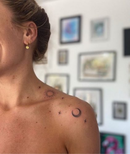 Explore 20 Unique Clavicle Tattoo Ideas: From Delicate Florals to Edgy ...