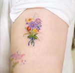 Discover 24 Stunning Flower Bouquet Tattoo Ideas: Delicate, Colorful ...