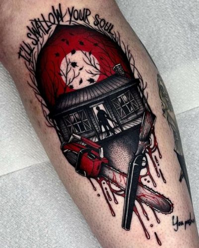 25 Scary Tattoo Ideas for Men and Women: Perfect Dark Art Sleeve and ...