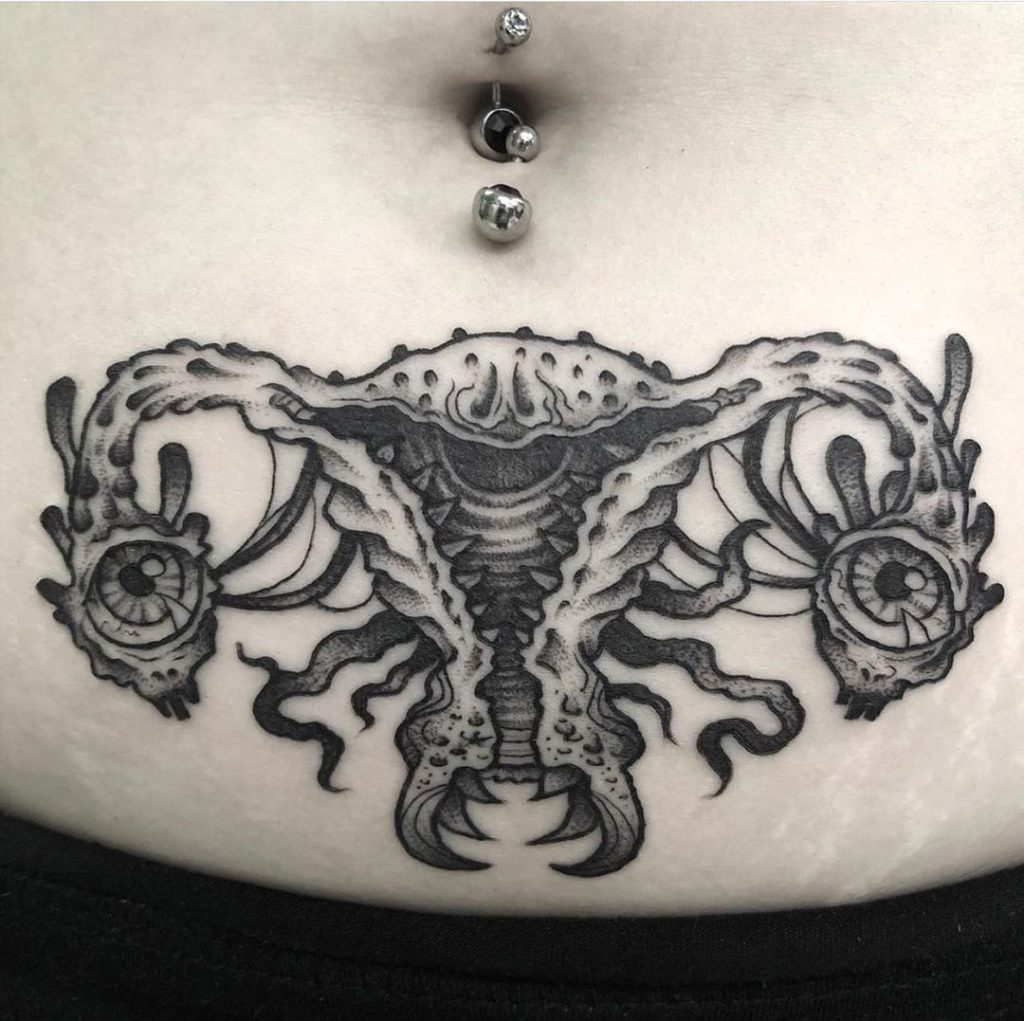 29 Womb Tattoo Ideas for 2025: Floral, Anime, Goth, Succubus, and ...
