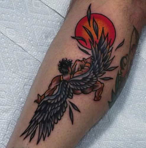27 Powerful Icarus Tattoo Ideas for 2025: From Bold Falls to Mythic ...