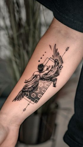 27 Powerful Icarus Tattoo Ideas for 2025: From Bold Falls to Mythic ...