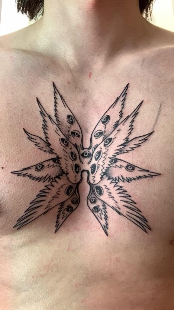 28 Ideas Sternum Tattoos 2025: A Bold Canvas of Identity and Style