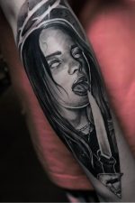30 Billie Eilish Tattoo Ideas 2025: Portraits, Song Lyrics & More ...