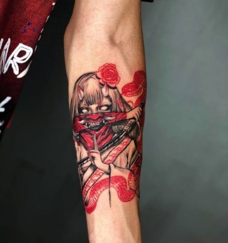 27 Oni Mask Tattoo Ideas 2025 – Traditional Japanese Designs for ...