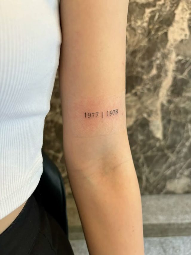 26 Ideas Date Tattoo 2025: Meaningful Ink to Celebrate Life's Moments