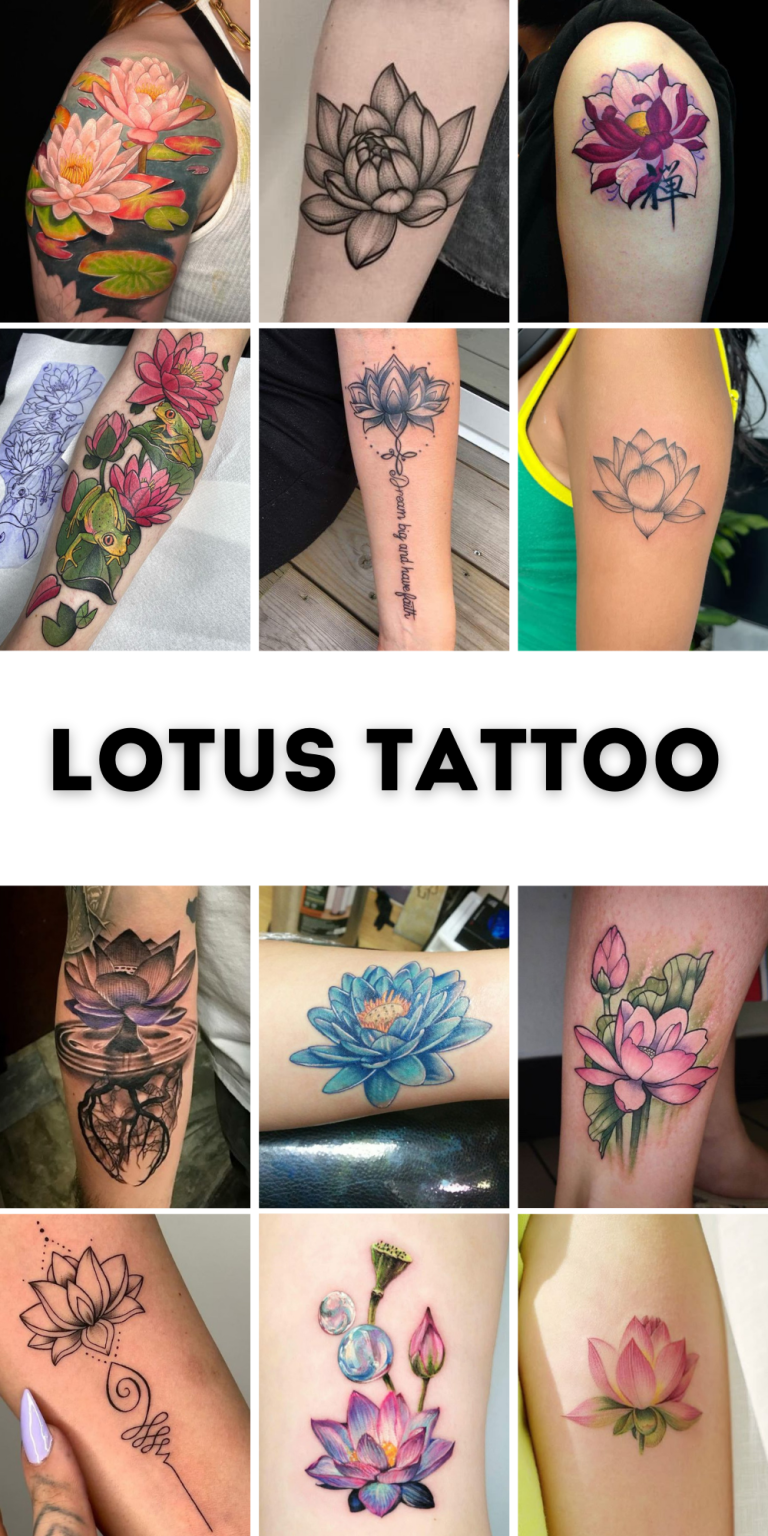 30 Stunning Lotus Tattoo Ideas 2025 for Women & Men – Back, Wrist ...