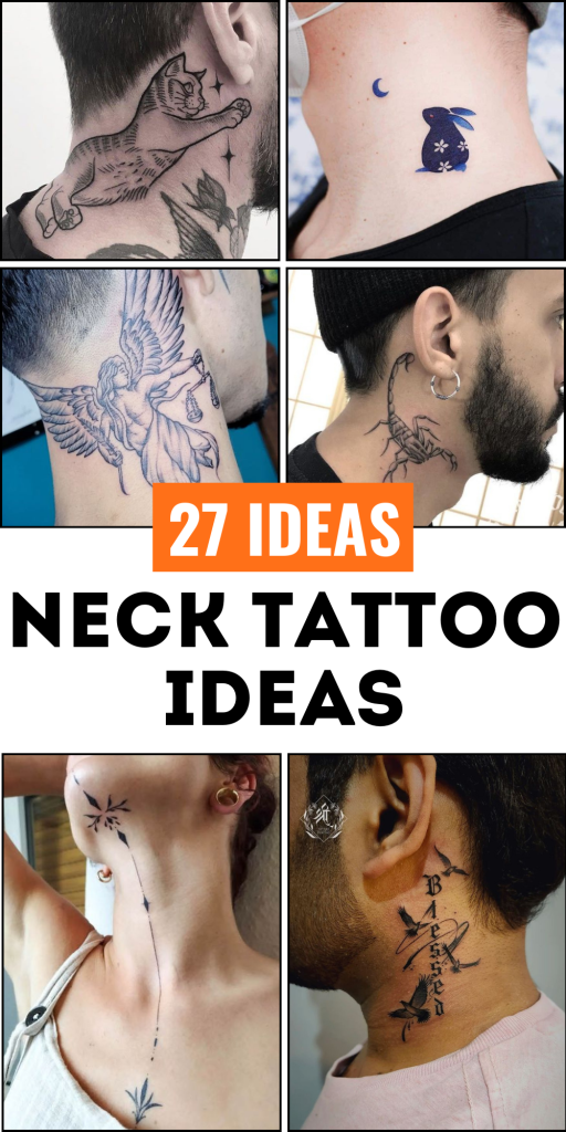 27 Ideas Neck Tattoo 2025: Unique Designs for Men and Women – Side ...