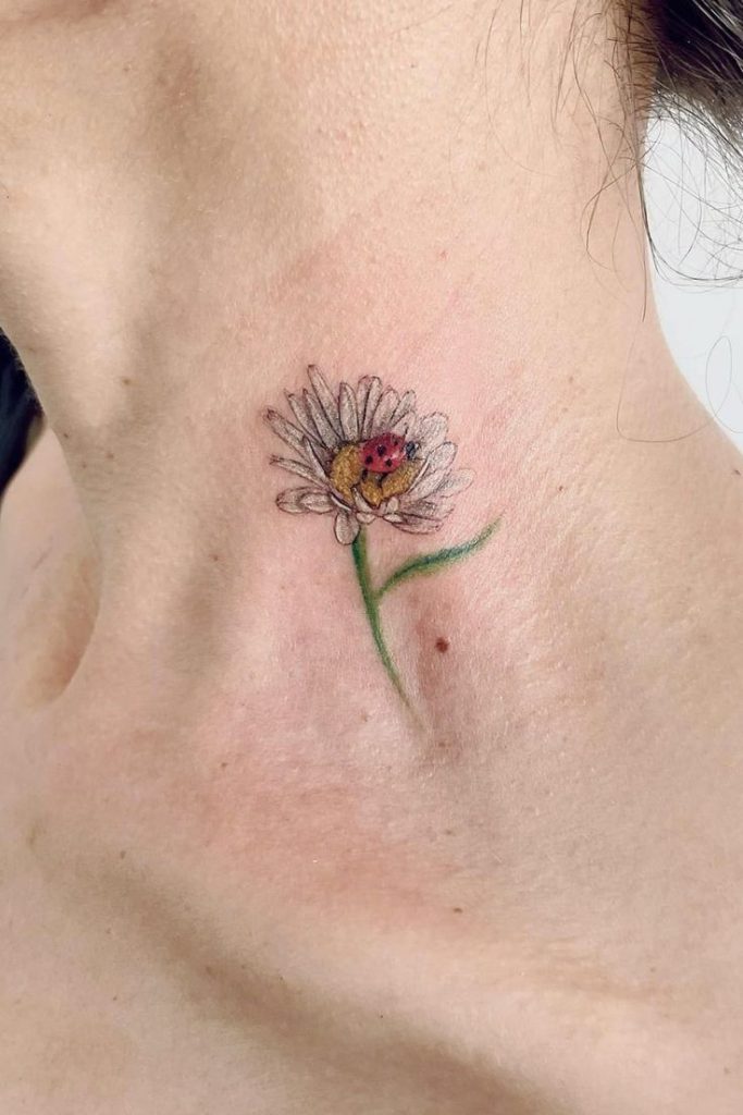 25 Daisy Tattoo Ideas 2025 with Fine Line, Watercolor, Minimalist ...