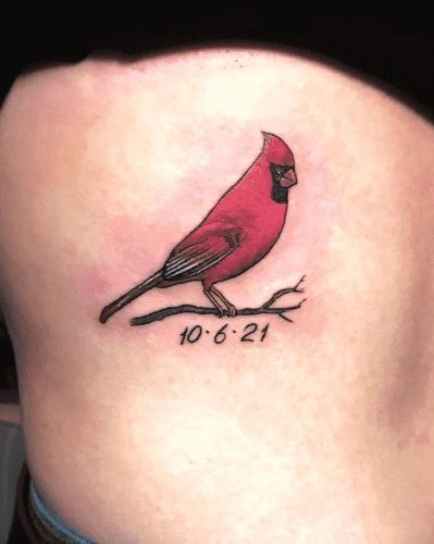 28 Cardinal Tattoo Ideas 2025 for Women and Men: Memorial, Fine Line ...