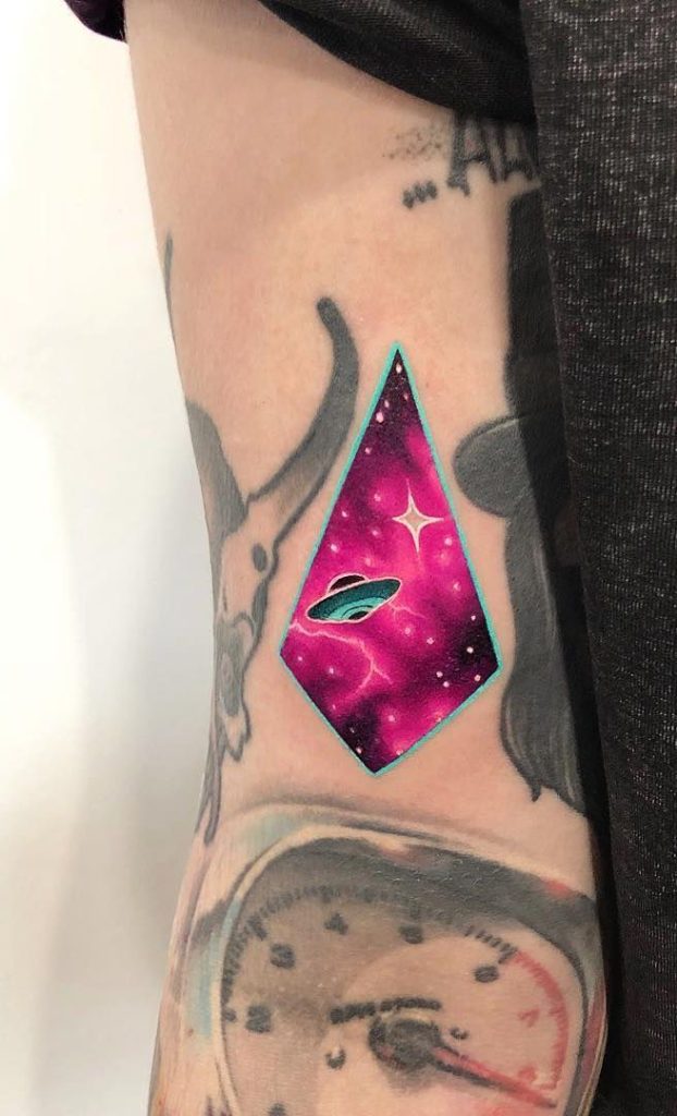 27 Space Tattoo Ideas 2025 for Women and Men – Galaxy Sleeve Designs ...