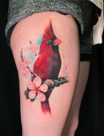 28 Cardinal Tattoo Ideas 2025 for Women and Men: Memorial, Fine Line ...