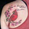 28 Cardinal Tattoo Ideas 2025 for Women and Men: Memorial, Fine Line ...
