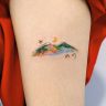 27 Ideas Mountain Tattoo Ideas 2025: Minimalist, Geometric, Fine Line ...