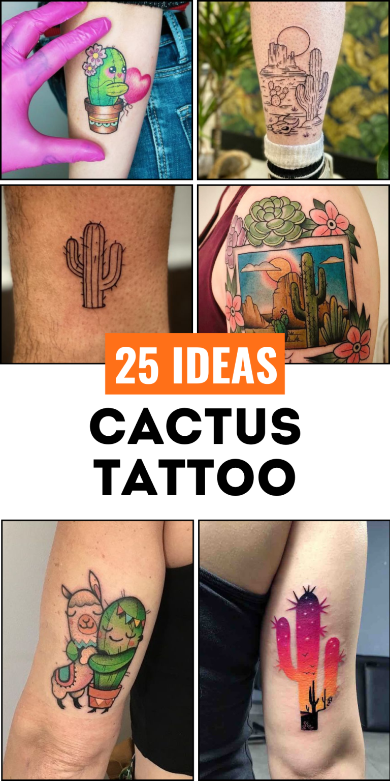 25 Cactus Tattoo Ideas 2025: Creative, Minimalist, Traditional, and ...