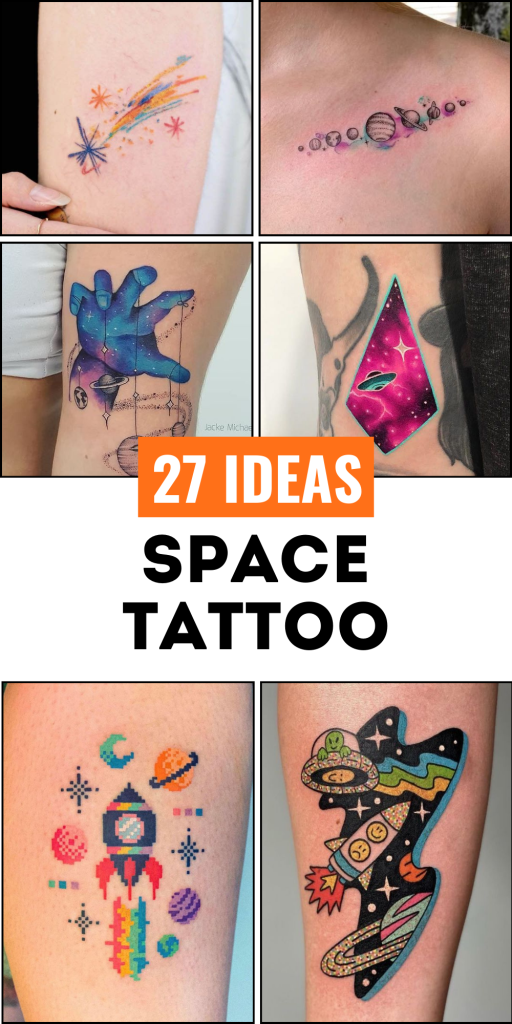 27 Space Tattoo Ideas 2025 for Women and Men – Galaxy Sleeve Designs ...
