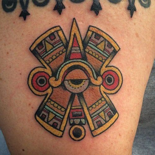 Aztec Tattoo 25 Ideas 2025: Mexican Art Traditional Designs For Men and ...
