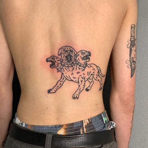 27 Cerberus Tattoo Ideas 2025 with Greek Mythology Designs for Chest ...