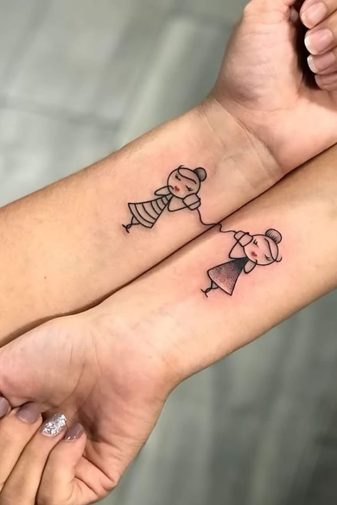 28 Matching Tattoo Ideas 2025 for Everyone – Cute, Unique, Silly, and ...