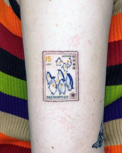 30 Unique Stamp Tattoo Ideas 2025 with Travel, Floral, Vintage, Fine ...