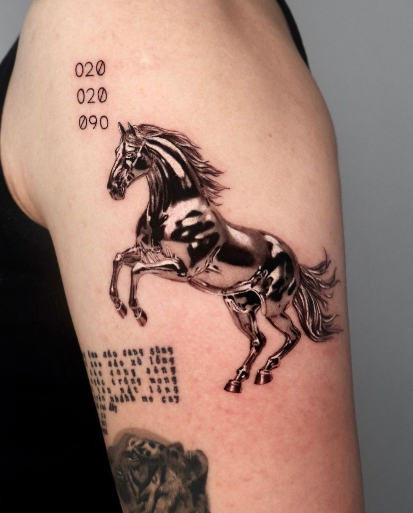 Horse Tattoo 25 Ideas 2025 for Men & Women – Wild Mustangs, Minimalist ...