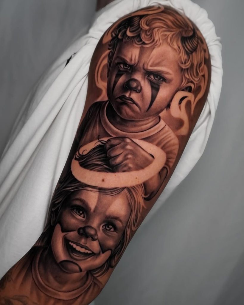 30 Chicano Tattoo Ideas 2025 with Lettering, Sleeve Designs, Querubin ...