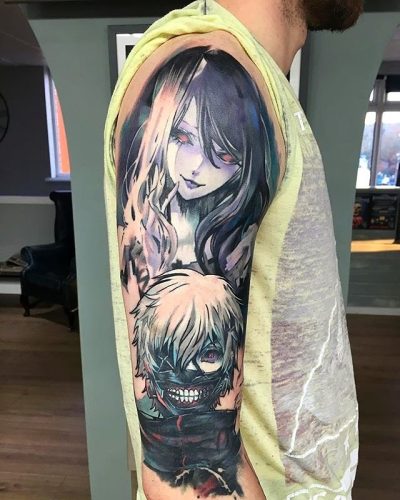 29 Tokyo Ghoul Tattoo Ideas 2025 – Kaneki Designs, Juuzou Ink ...