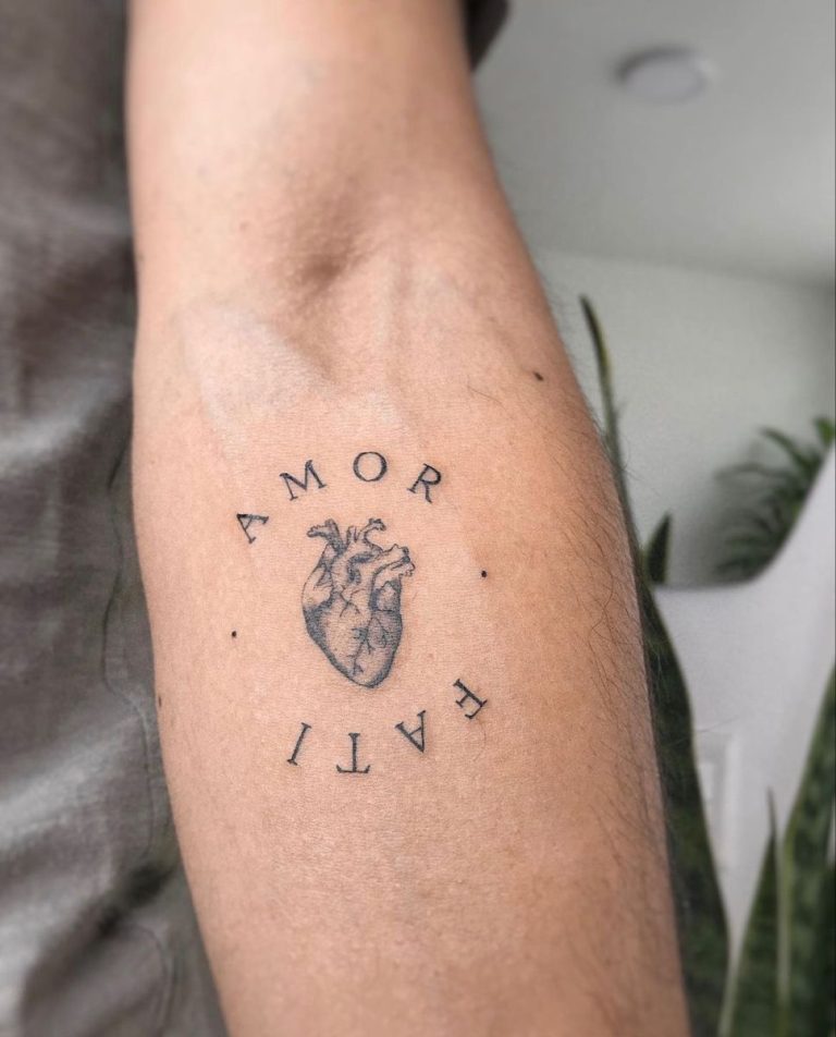 25 Amor Fati Tattoo Ideas 2025 – Unique Designs, Fonts, and Placement ...