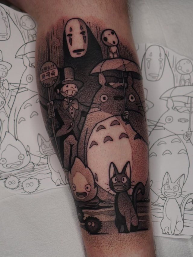 25 Studio Ghibli Tattoo Ideas 2025 – Minimalist Totoro, Spirited Away ...