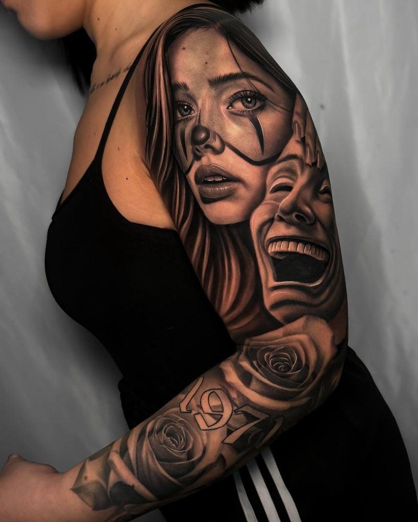 30 Chicano Tattoo Ideas 2025 with Lettering, Sleeve Designs, Querubin ...