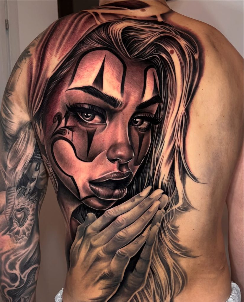 30 Chicano Tattoo Ideas 2025 with Lettering, Sleeve Designs, Querubin ...