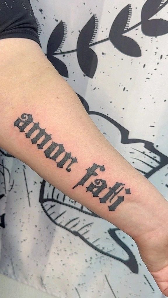 25 Amor Fati Tattoo Ideas 2025 – Unique Designs, Fonts, and Placement ...