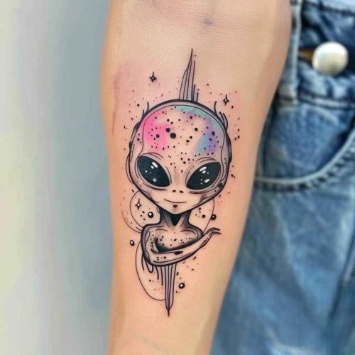 28 Alien Tattoo Ideas 2025: From Xenomorph Stencil Designs to Trippy Flash, Cute Tattoo