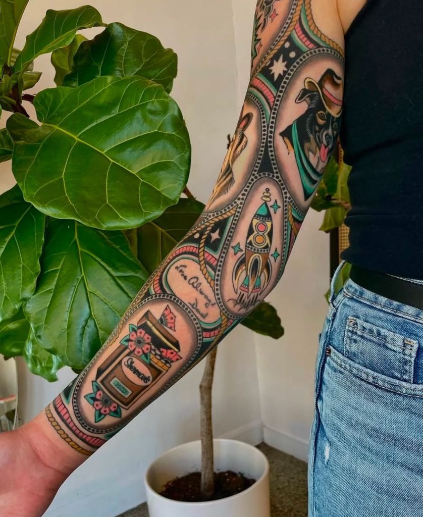 28 Full Sleeve Tattoo Ideas 2025 for Women & Men – Japanese, Fine Line ...
