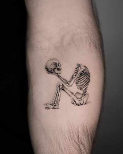 28 Skeleton Tattoo Ideas 2025: Bold, Symbolic Ink That Stands the Test ...