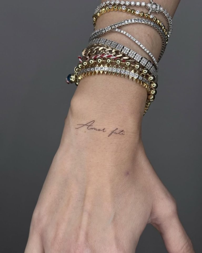25 Amor Fati Tattoo Ideas 2025 – Unique Designs, Fonts, and Placement ...