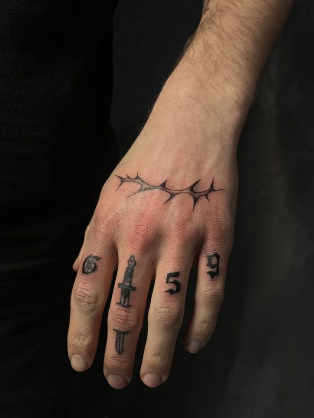 25 G59 Tattoos 2025: Skull, Skeleton Hand, Barbed Wire, Ruby, $B ...