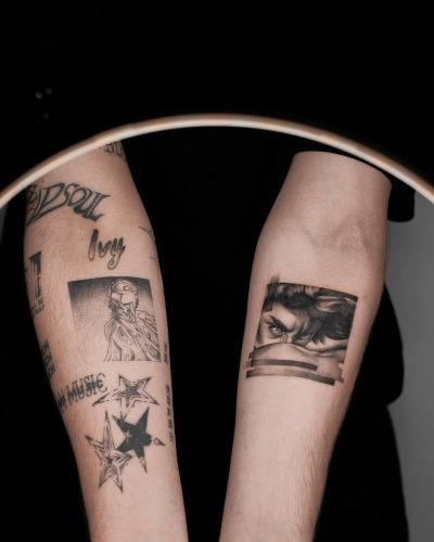 25 Patchwork Tattoo 2025 Ideas for Men and Women – Cool Arm, Sleeve ...