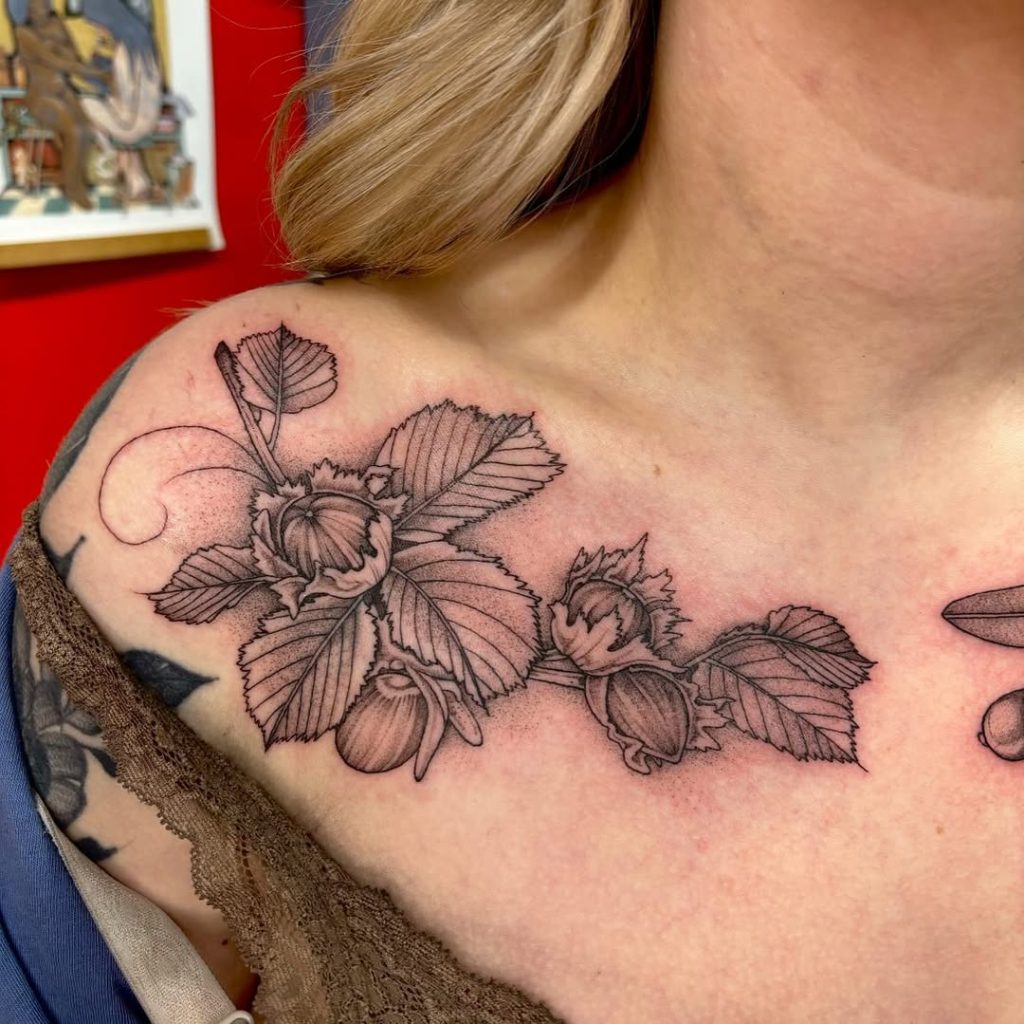 27 Collarbone Tattoo Ideas With Minimalist, Floral, Color, and Fine ...