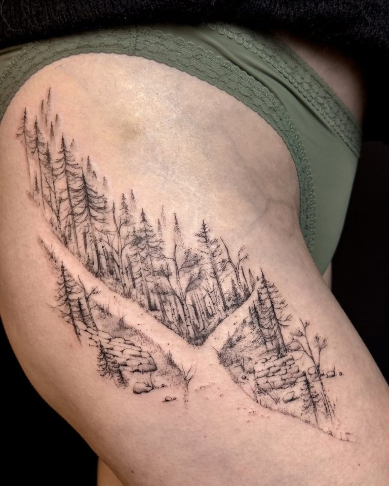 26 Forest Tattoo 2025 Designs for Men and Women | Small, Meaningful ...