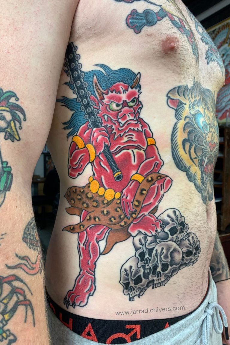 25 Demon Tattoo Designs and Ideas for Men and Women | Sleeves, Back ...