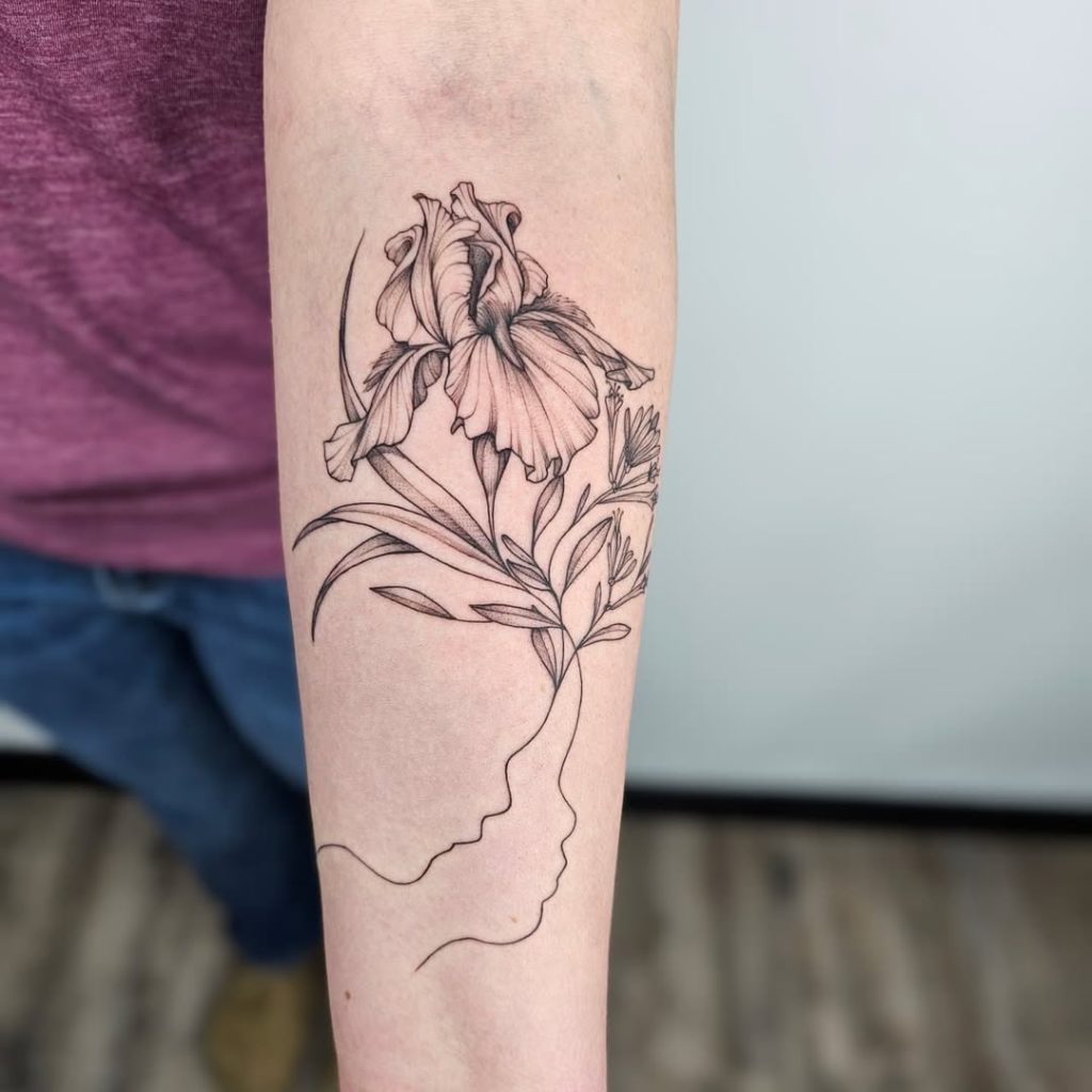 29 Honeysuckle Tattoo Ideas with Fine Line, Neo Traditional, Coral, and ...