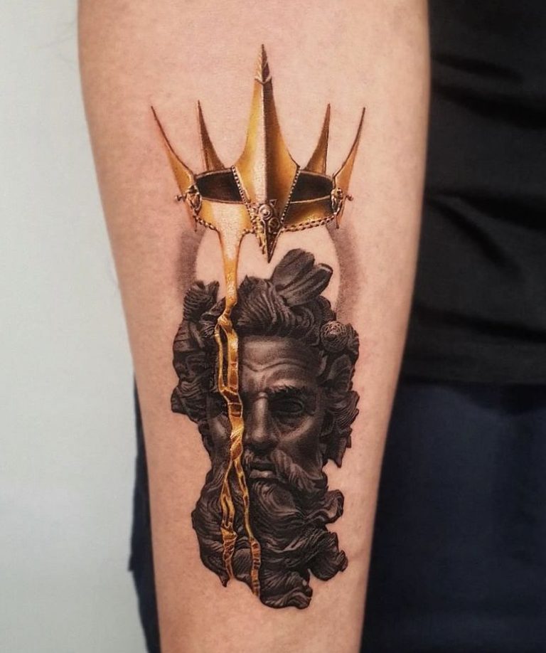 26 Zeus Tattoo Ideas 2025 for Sleeve, Forearm, and Full Back Designs ...